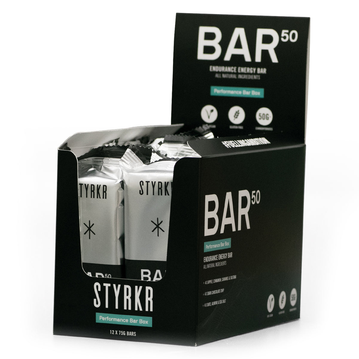BAR50 Mixed Flavour Energy Bars | STYRKR